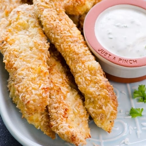 Crispy Coconut Chicken - iFoodReal.com