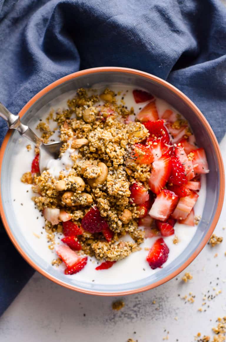 Quinoa Granola - iFoodReal.com