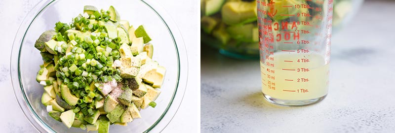 3 Ingredient Avocado Salad - iFOODreal.com