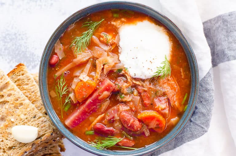 Instant Pot Borscht - iFoodReal.com