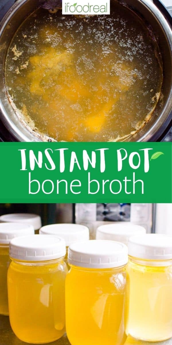 Instant Pot Beef Bone Broth IFoodReal Instant Pot Beef Bone Broth IFoodReal