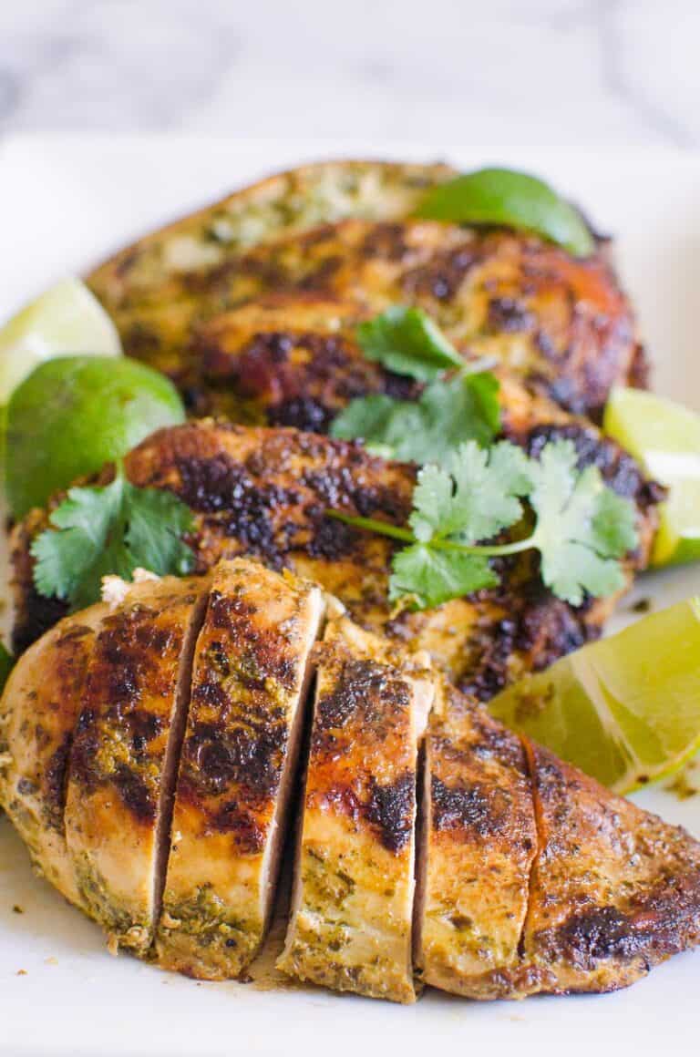 Cilantro Lime Chicken (Baked, Grilled or Fried) - iFoodReal.com