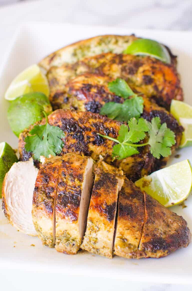 Cilantro Lime Chicken (Baked, Grilled or Fried) - iFoodReal.com
