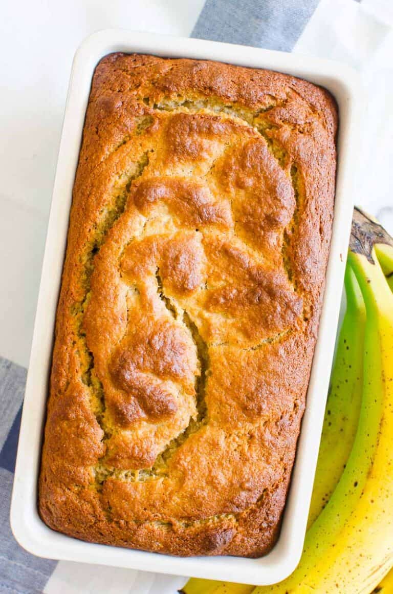 Almond Flour Banana Bread - iFoodReal.com