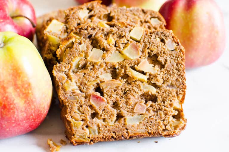 Healthy Apple Bread - iFoodReal.com