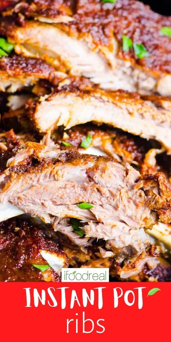 Instant Pot Ribs Recipe - iFoodReal.com