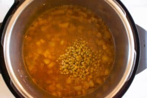 Instant Pot Dal {30 Minute Lentil Curry} - iFoodReal.com