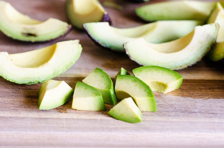 Simple Avocado Salad Recipe - iFoodReal.com