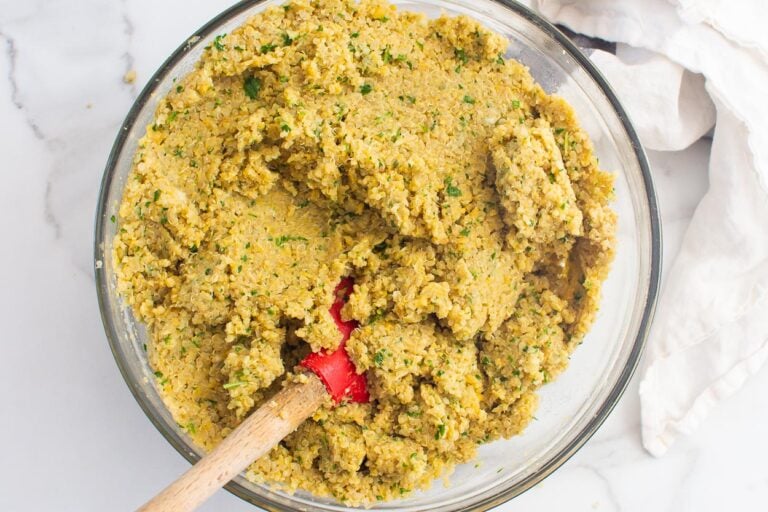 Quinoa Falafel {Baked or Air Fryer!} - iFoodReal.com