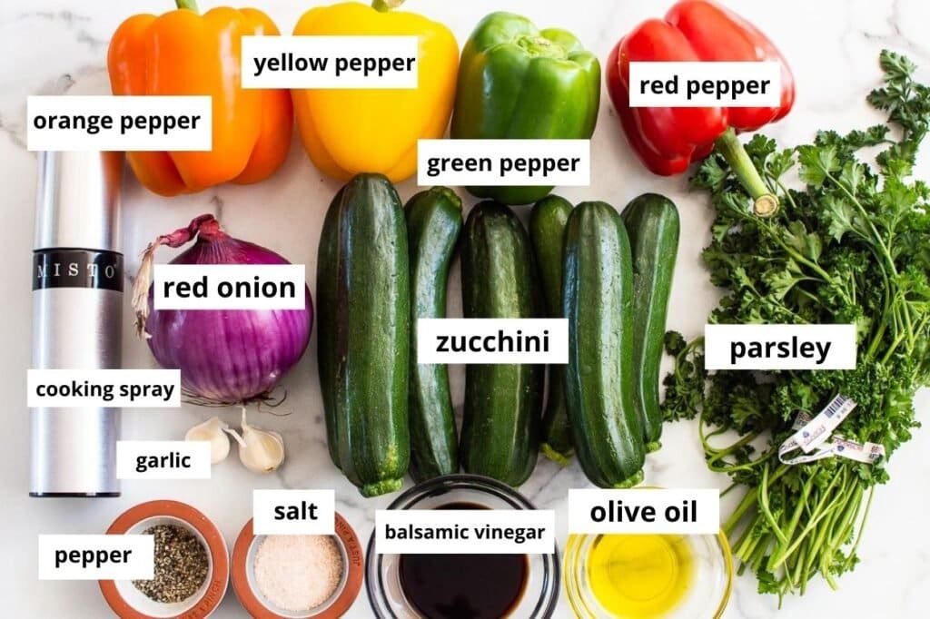 Balsamic Grilled Vegetables - iFoodReal.com