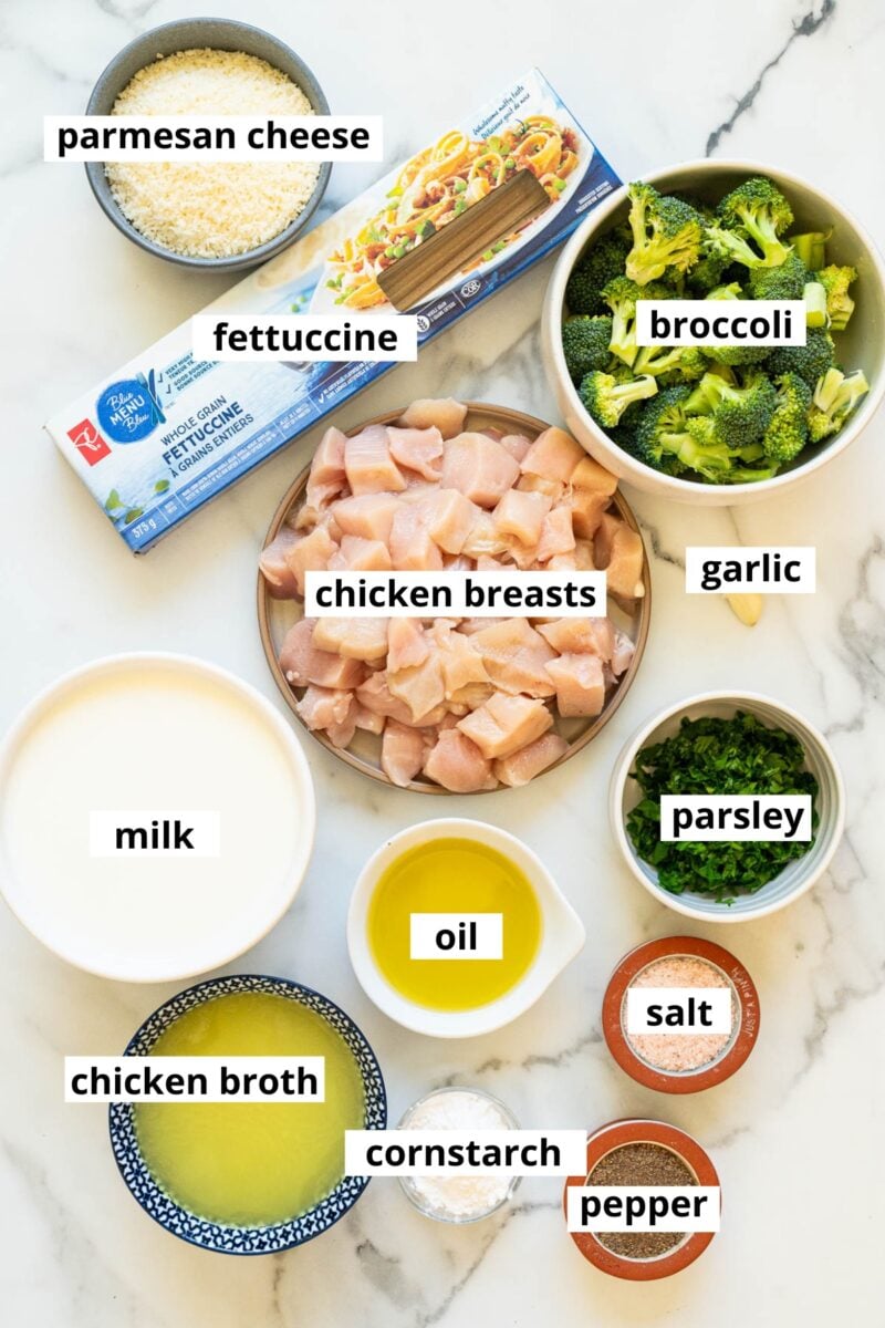 Healthy Chicken Alfredo (30 Minutes) - iFoodReal.com