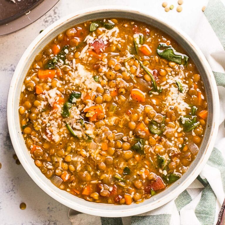 Instant Pot Dal {30 Minute Lentil Curry} - iFoodReal.com