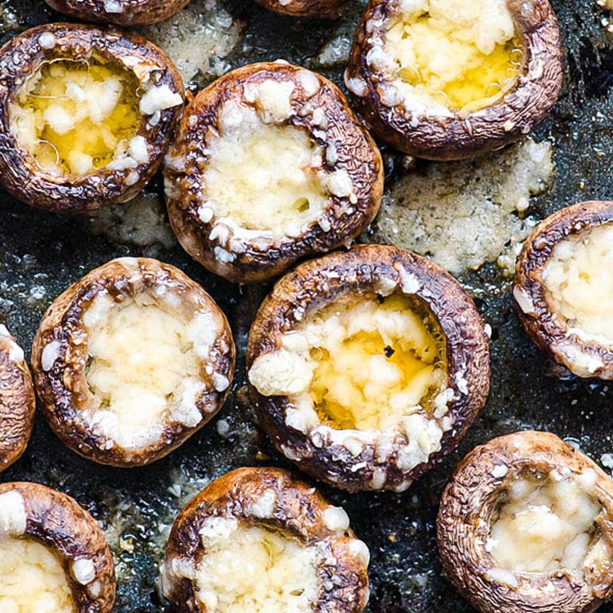 Parmesan Mushroom Appetizers - iFoodReal.com