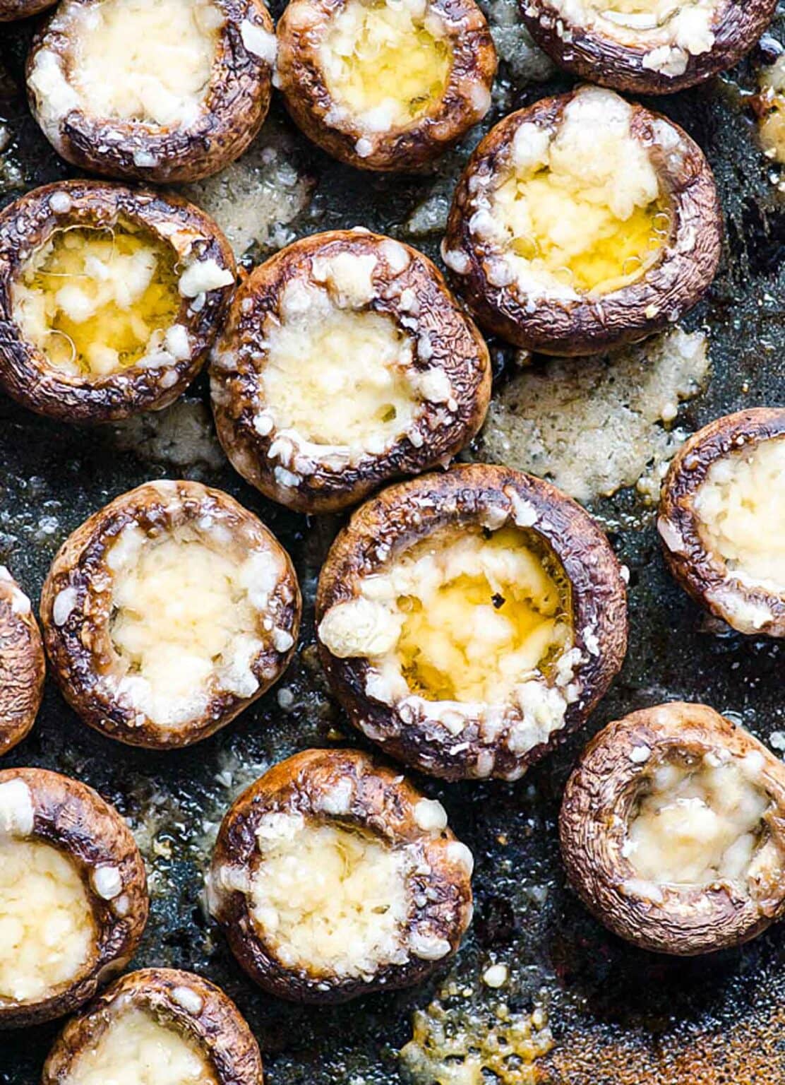 Parmesan Mushroom Appetizers - iFoodReal.com