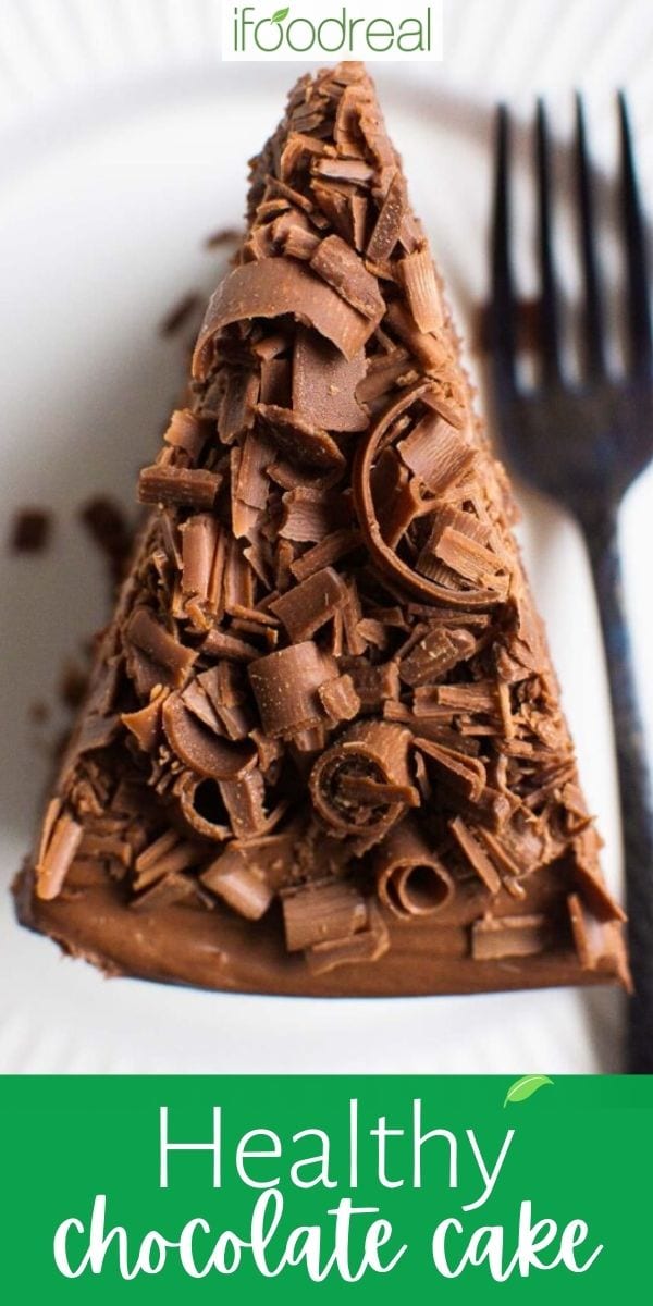 Moist Healthy Chocolate Cake - iFoodReal.com