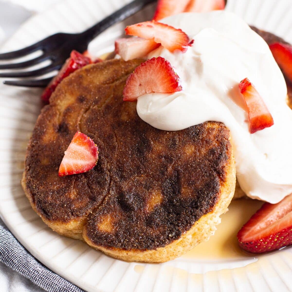 Ukrainian Syrniki (Cheese Pancakes) - iFoodReal.com