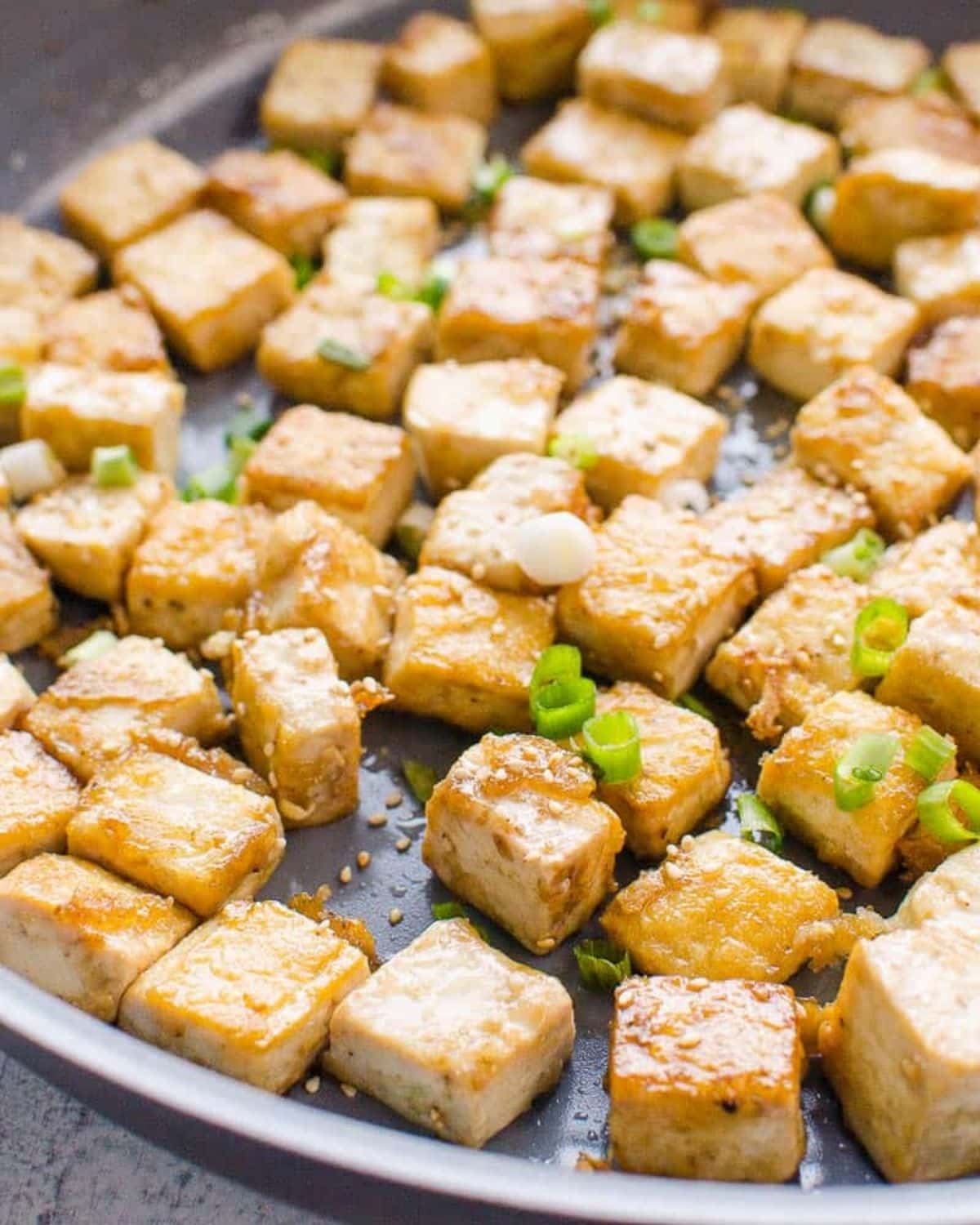Crispy Pan Fried Tofu