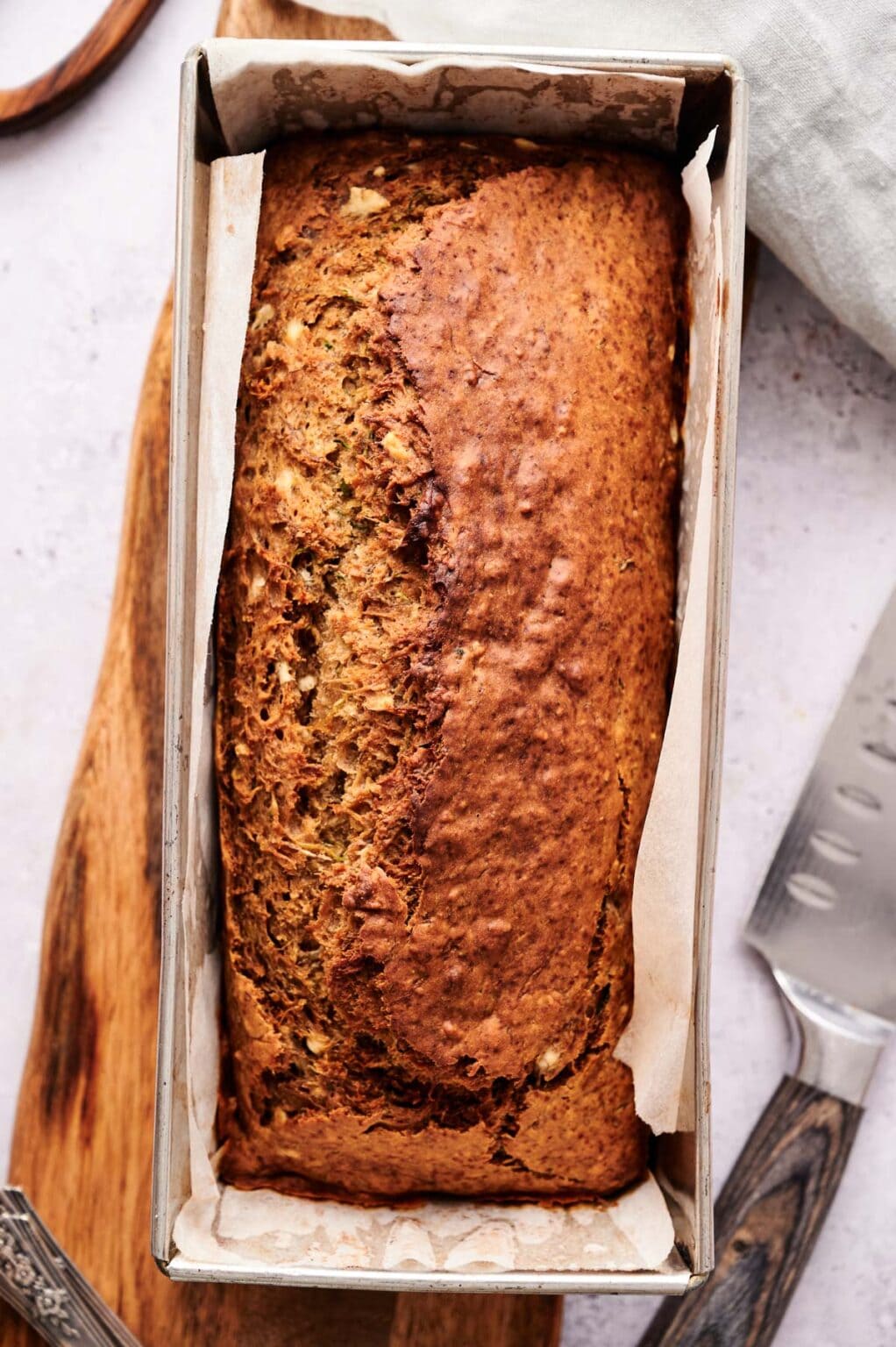 Healthy Zucchini Banana Bread - iFoodReal.com