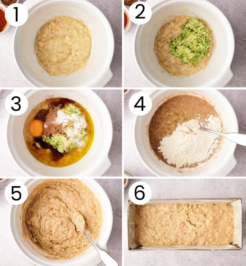 Healthy Zucchini Banana Bread - iFoodReal.com