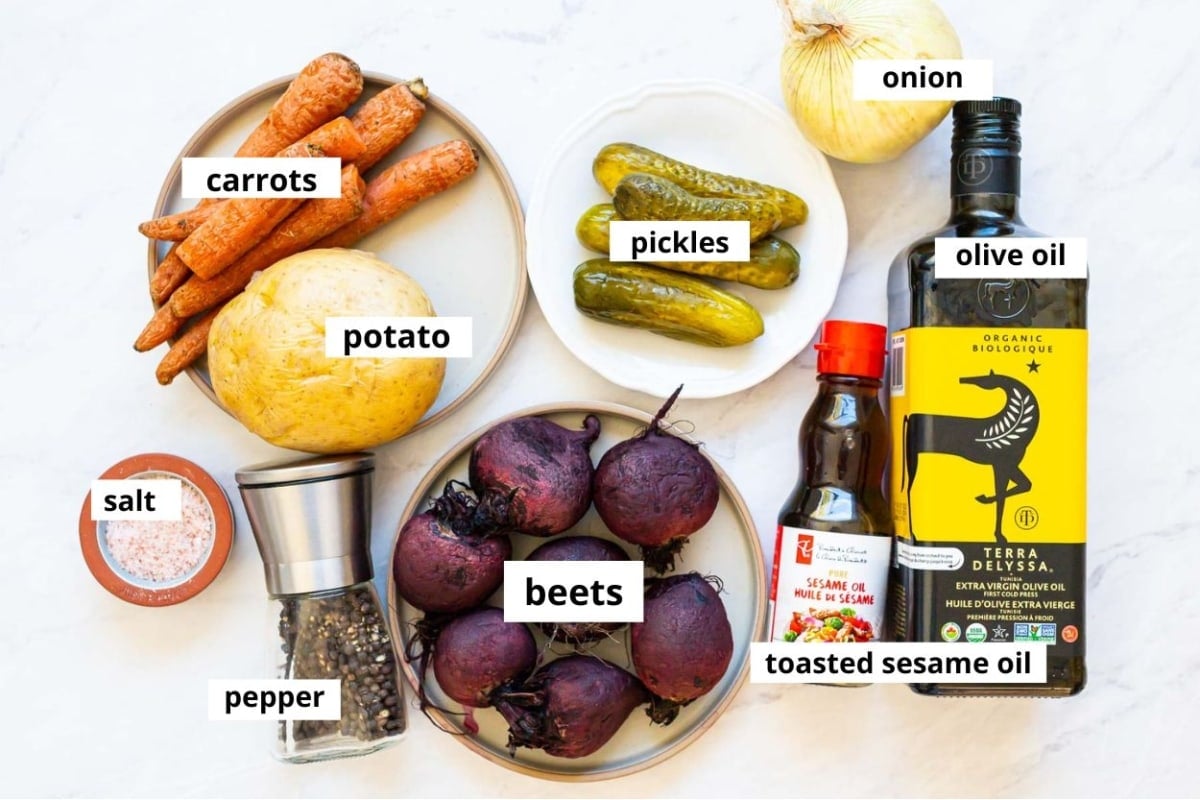 Vinegret Salad - iFoodReal.com