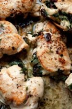 Cranberry and Brie Stuffed Chicken - iFoodReal.com