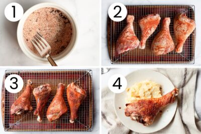 Roasted Turkey Drumstick Recipe - iFoodReal.com