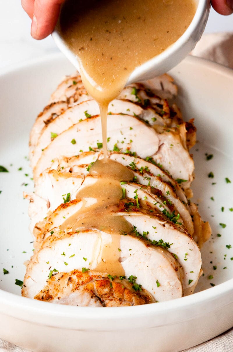 Slow Cooker Boneless Turkey Breast - iFoodReal.com