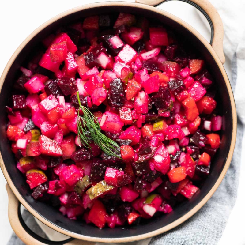 Vinegret Salad - iFoodReal.com