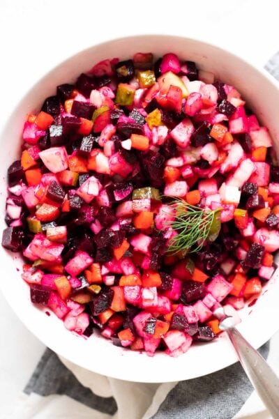 Vinegret Salad - iFoodReal.com