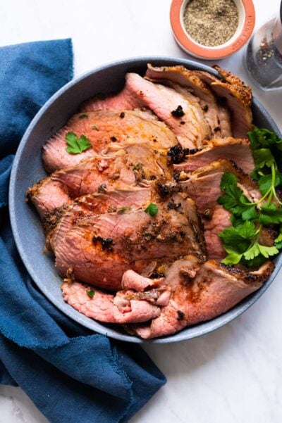 Tender Eye of Round Roast Beef Recipe - iFoodReal.com