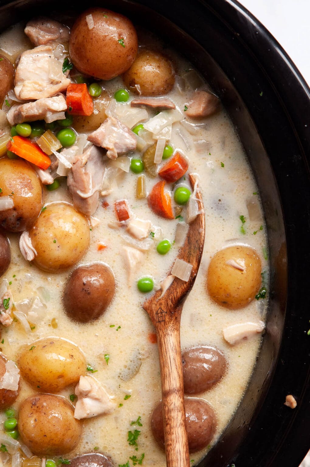 Slow Cooker Chicken Stew Recipe - iFoodReal.com