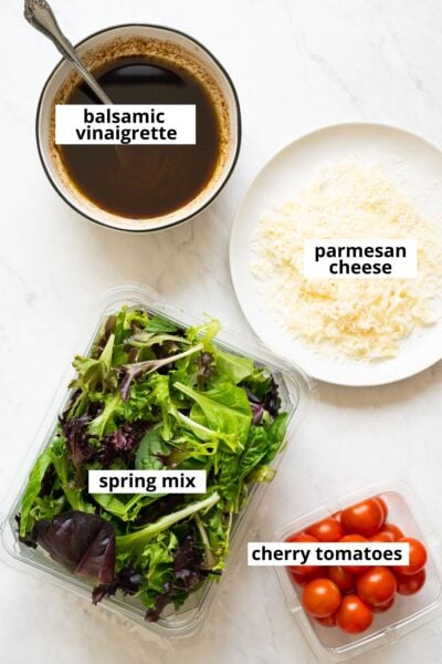 Simple Spring Mix Salad Recipe - iFoodReal.com