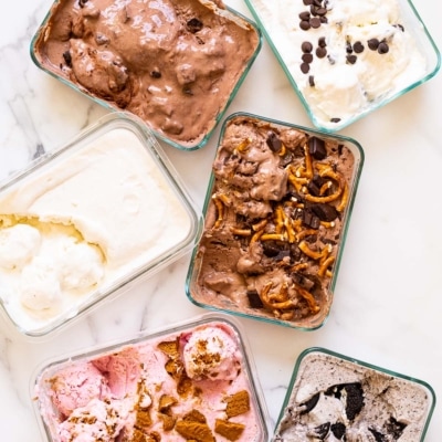 Cottage Cheese Ice Cream (6 Flavors) - iFoodReal.com