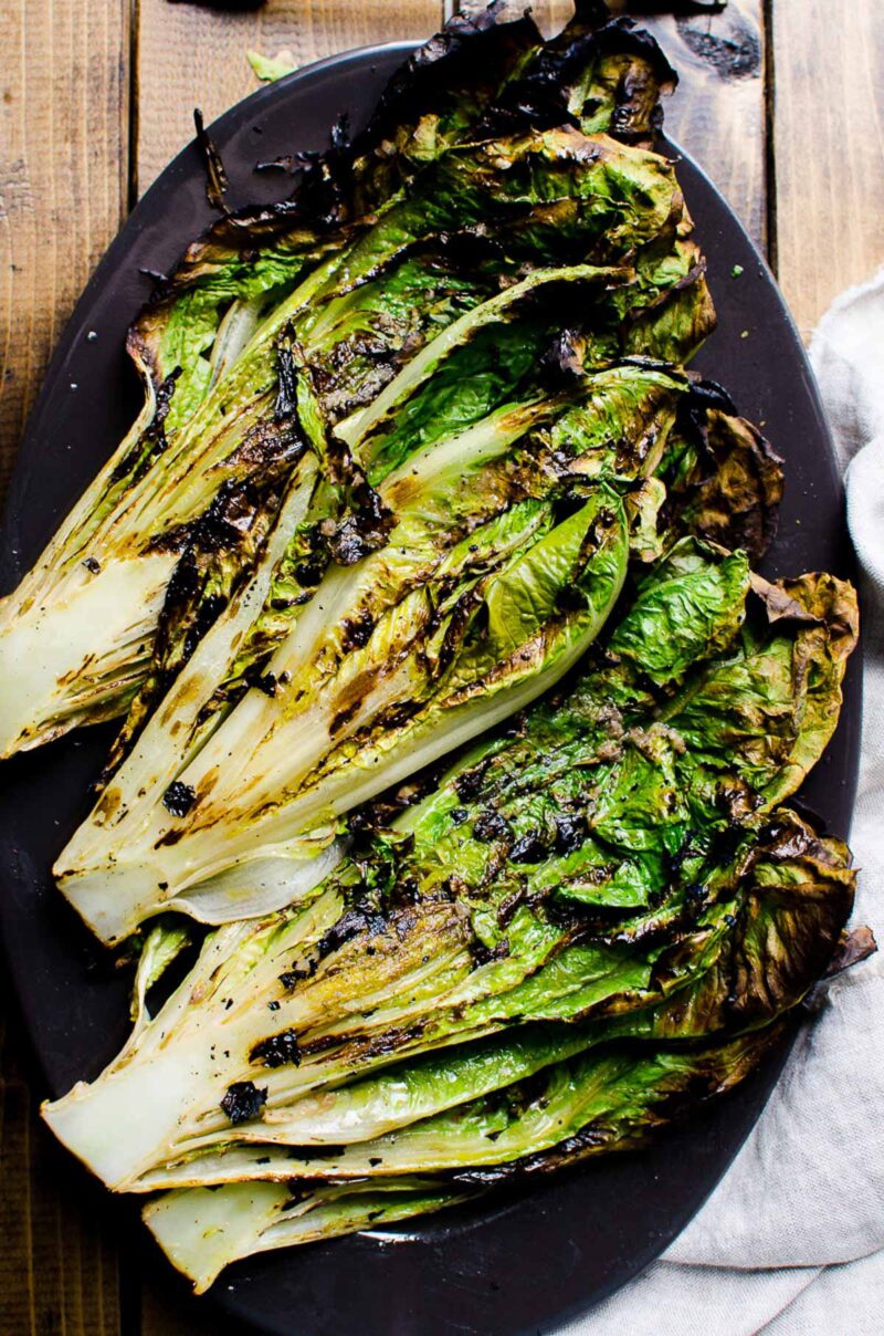 Grilled Romaine Lettuce - iFoodReal.com