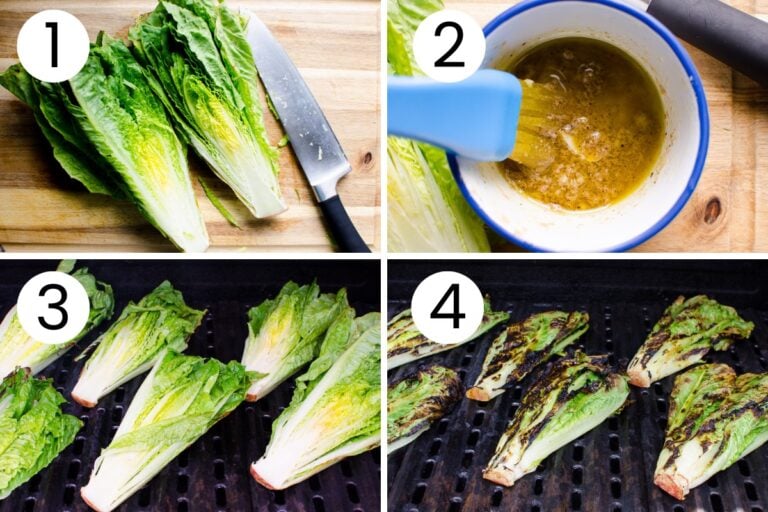 Grilled Romaine Lettuce - iFoodReal.com