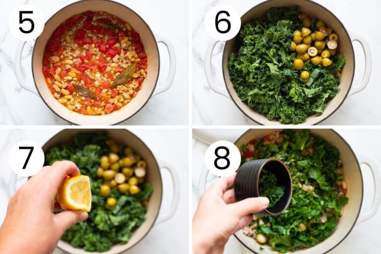 Mediterranean Ground Turkey Stew - iFoodReal.com