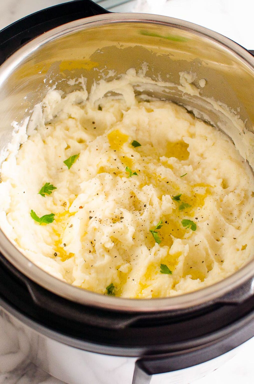Instant Pot Mashed Potatoes (No Draining) - iFoodReal.com