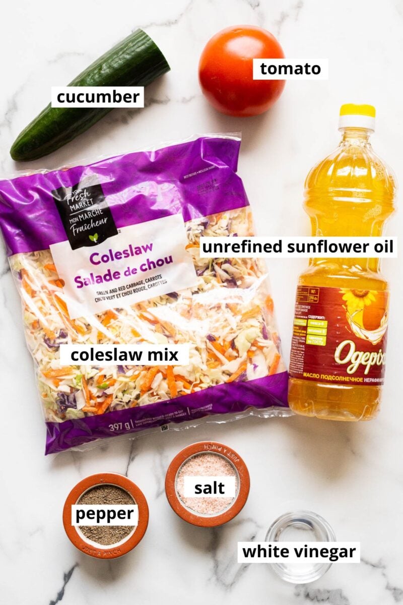 My Favorite Coleslaw Recipe (5 Minutes) - iFoodReal.com