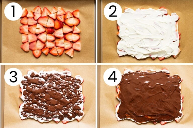 Strawberry Bark (Viral Recipe) - iFoodReal.com