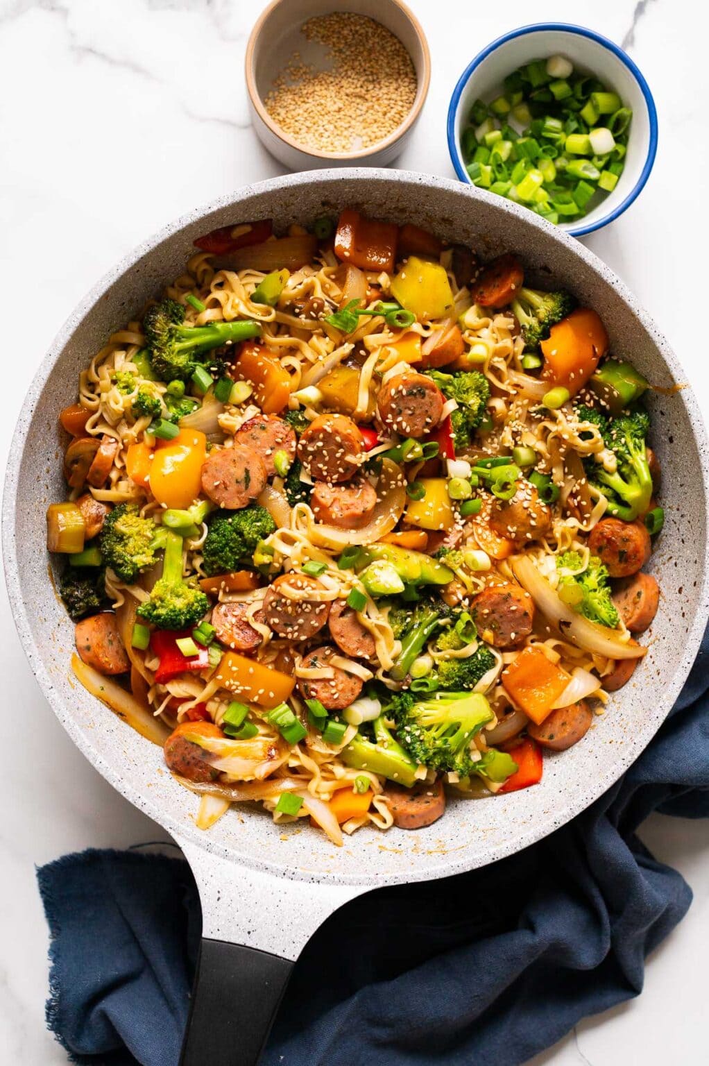 Sausage Stir Fry (30 Minutes) - iFoodReal.com