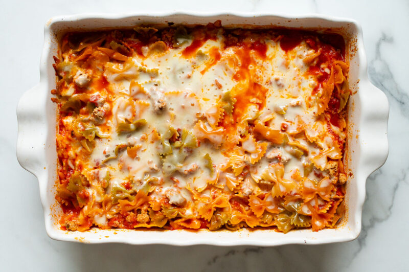 No Boil Pasta Bake - iFoodReal.com