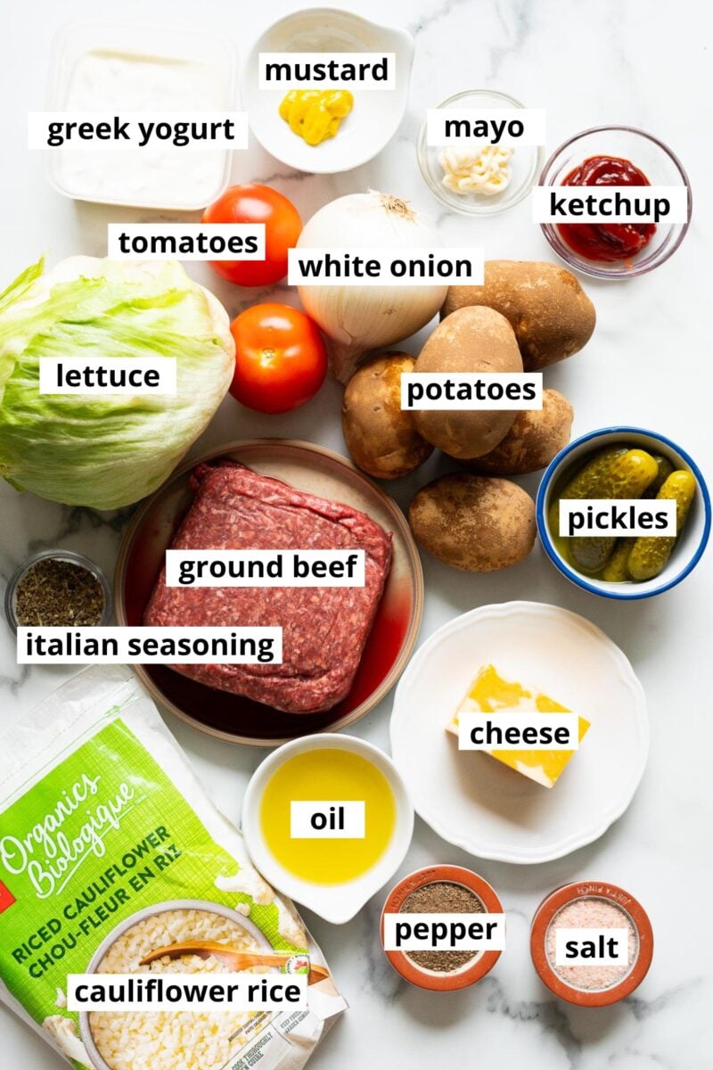 Big Mac Casserole (Healthier and High in Protein) - iFoodReal.com