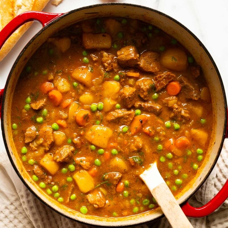 Easy Homemade Beef Stew (One Pot) - iFoodReal.com