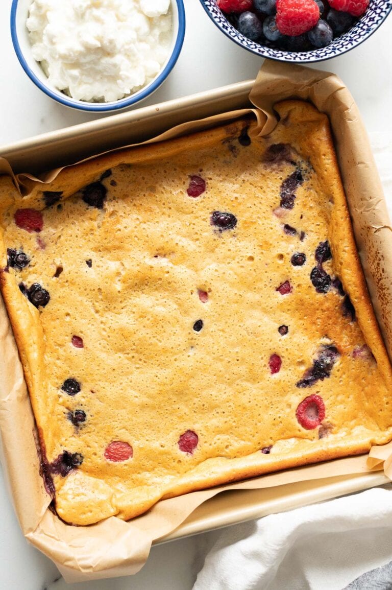 Baked Cottage Cheese - iFoodReal.com