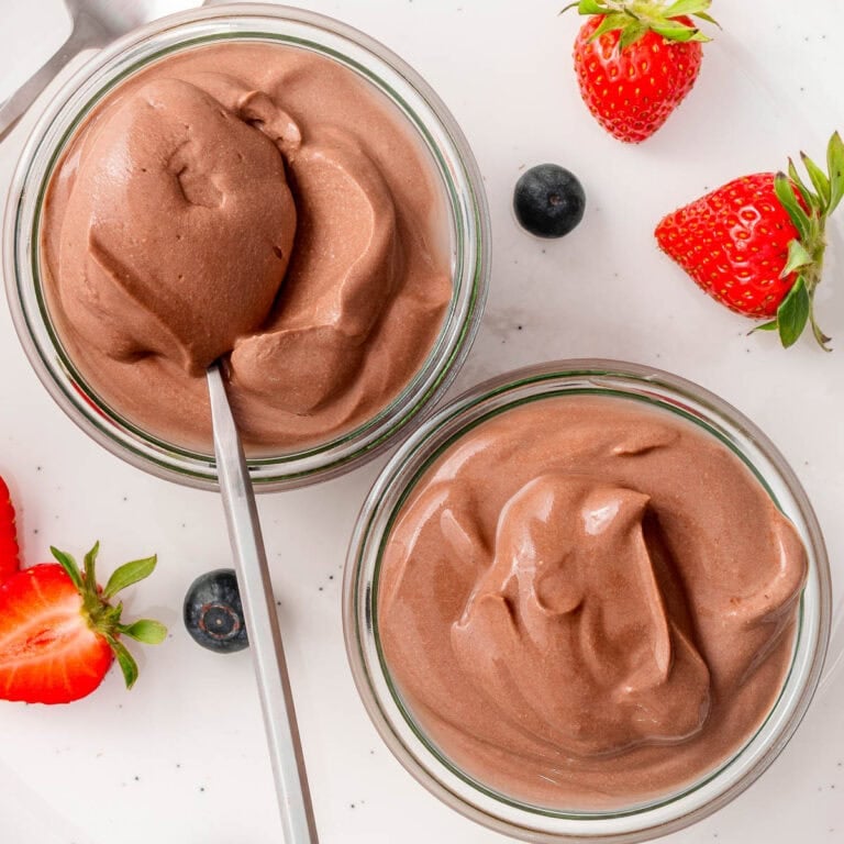 Cottage Cheese Chocolate Mousse - iFoodReal.com