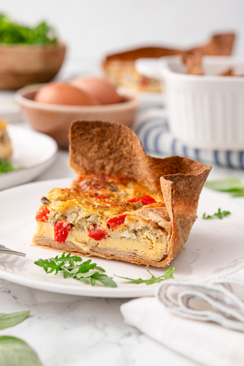 Tortilla Quiche - iFoodReal.com