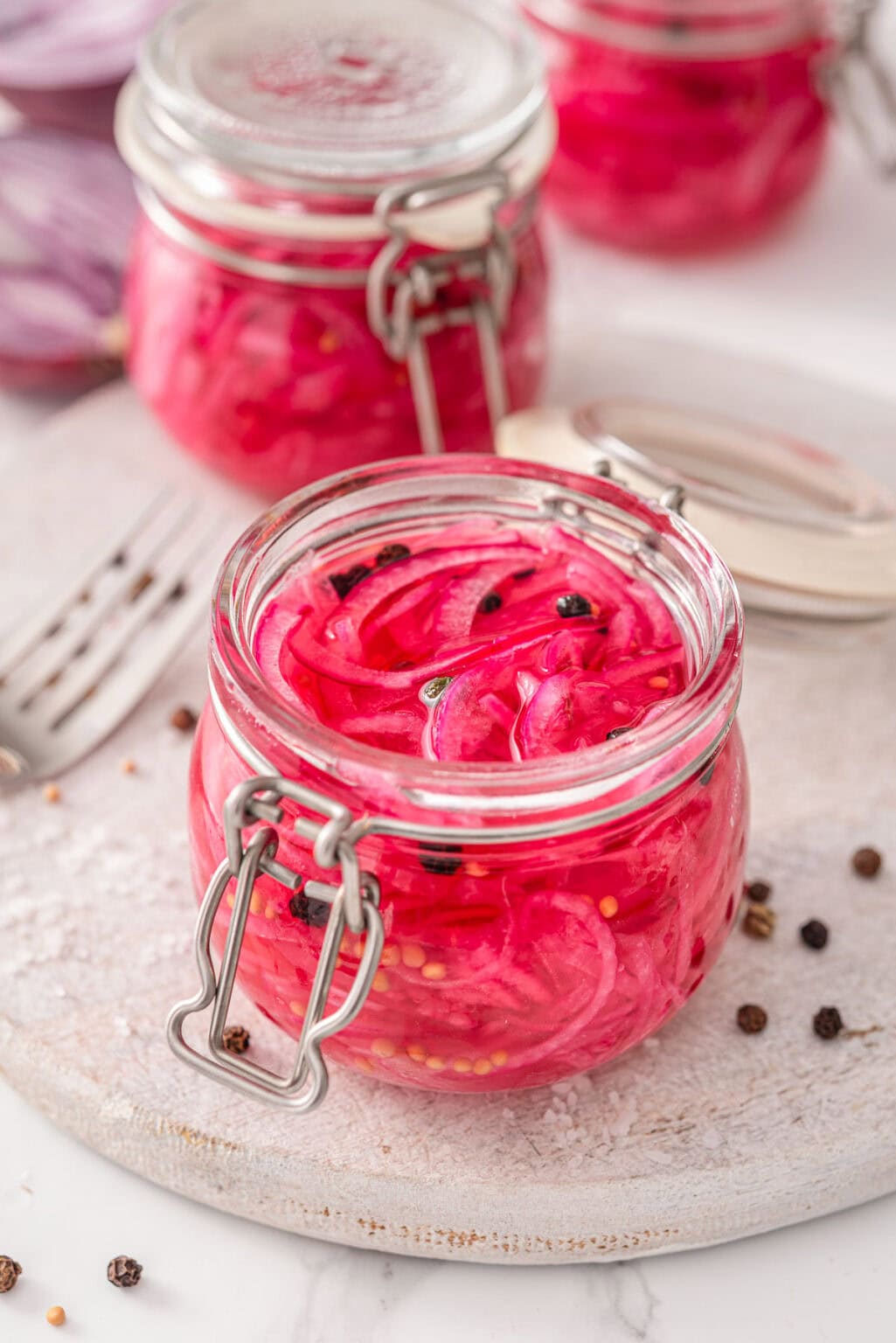 Pickled Red Onions - iFoodReal.com